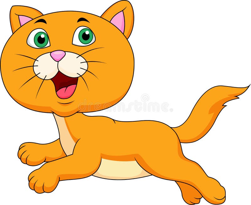 240+ Cat running cartoon Free Stock Photos - StockFreeImages