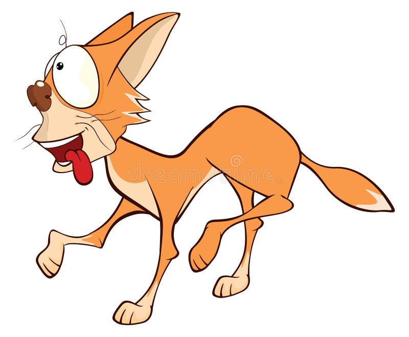 Illustration of a Cute Cat Cartoon Stock Vector - Illustration of ...