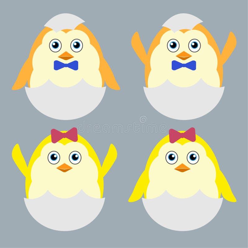 Illustration Cute Cheerful Toy Chicken. Vector from Child Stock Vector ...