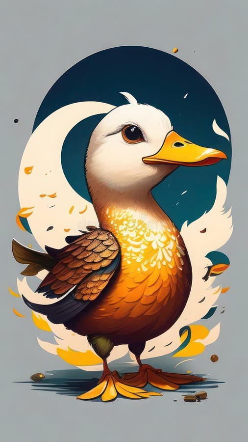 Illustration of a Cute Owl with Big Eyes on a White Background Stock ...