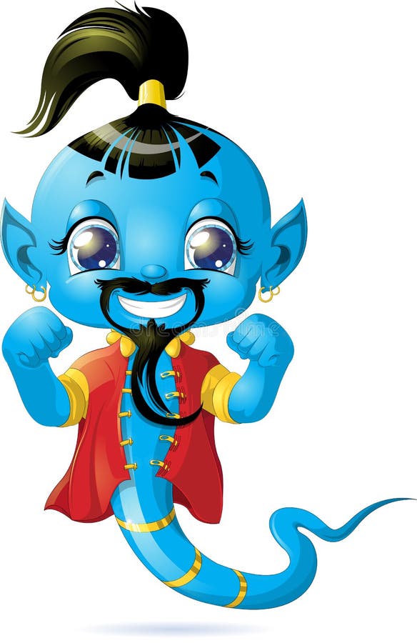 Muscular Genie Stock Illustrations – 184 Muscular Genie Stock ...