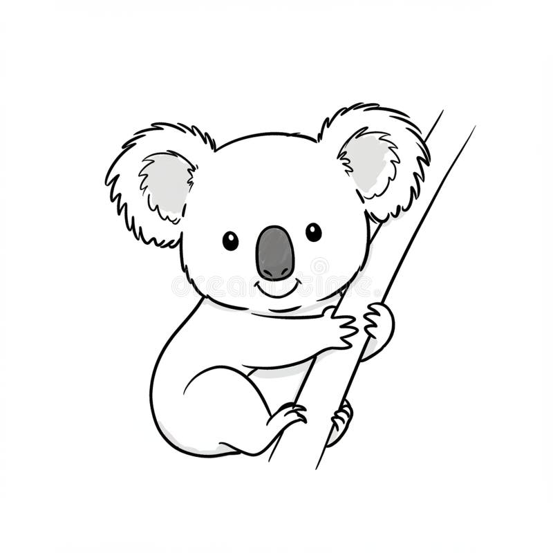 Cute Koala Hugging Stock Illustrations – 642 Cute Koala Hugging Stock ...