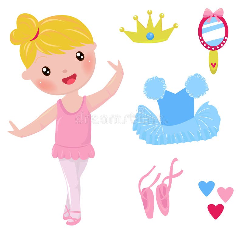 Little dancer stock vector. Illustration of cartoon, graphic - 98969215