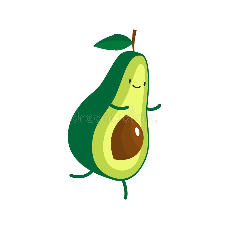 Running Avocado Stock Illustrations – 200 Running Avocado Stock ...