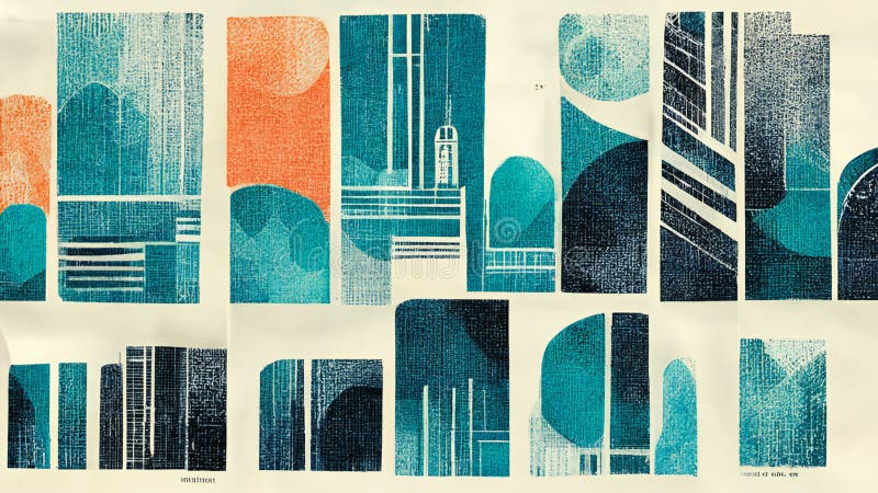 Cute Seamless Geometric Vector Pattern and Layouts, Highly Detailed ...