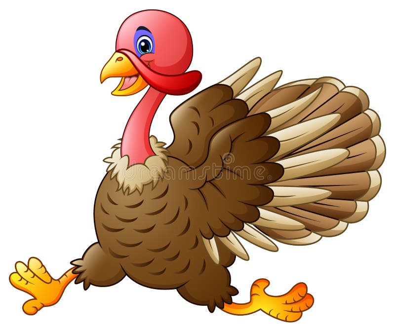 Running Turkey Clipart
