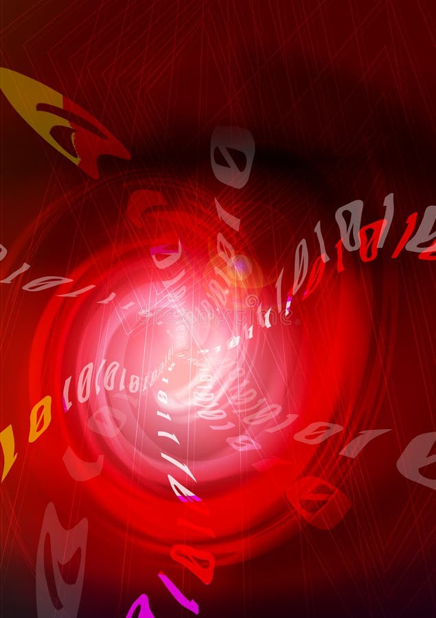 Illustration of Cyber World. Conceptual Image Stock Illustration ...