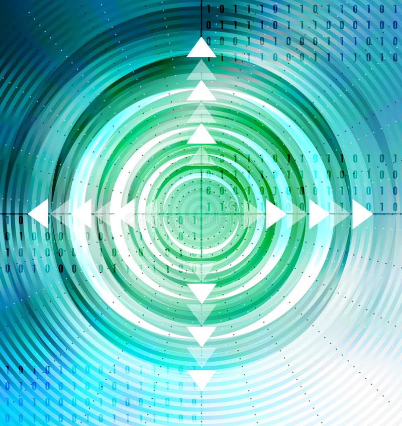 Illustration of Cyber World. Conceptual Image Stock Illustration ...