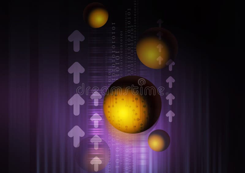 Illustration of Cyber World. Conceptual Image Stock Illustration ...