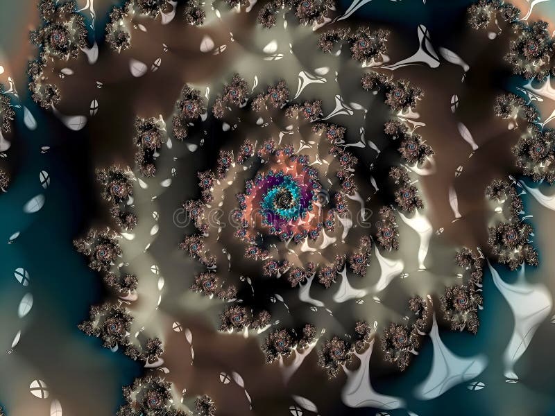 Hurricane Formation Map Taken from Satellite. Illustration of a Cyclone ...