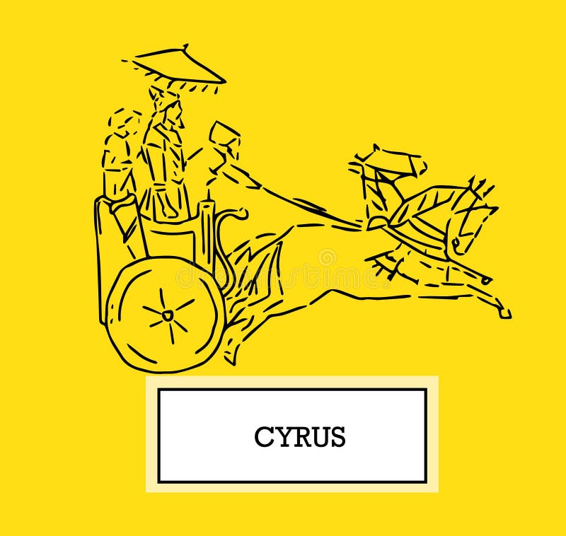 Cyrus Greek Cartoon