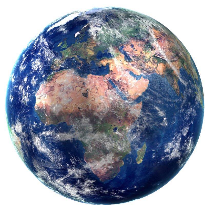 Illustration 3D av jord arkivfoto. Bild av isolerat, jordklot - 39940028