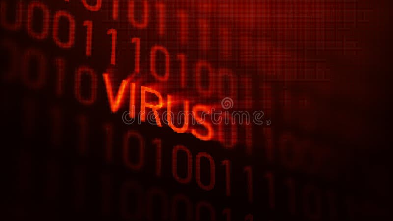 Illustration 3d Avec Le Concept Du Virus Informatique Illustration ...