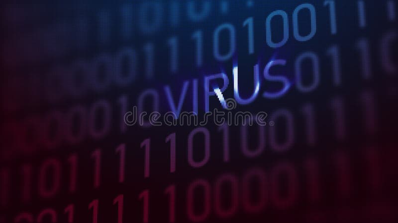 Illustration 3d Avec Le Concept Du Virus Informatique Illustration ...