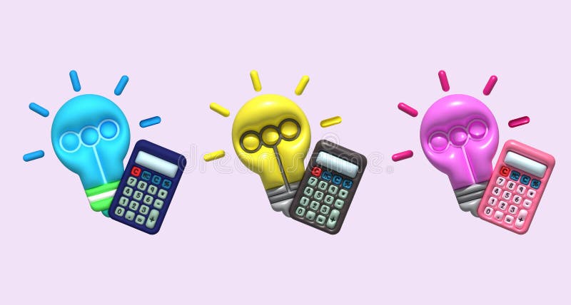 Illustration 3D - Calculation Ideas on Taxes and Finance Stock ...