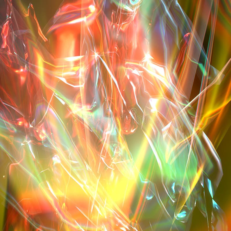 Illustration 3d D'effet Visuel Illustration Stock - Illustration du ...