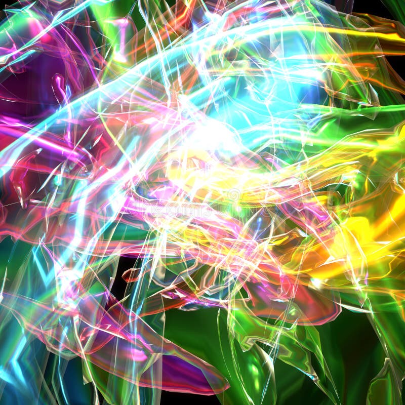 Illustration 3d D'effet Visuel Illustration Stock - Illustration du ...