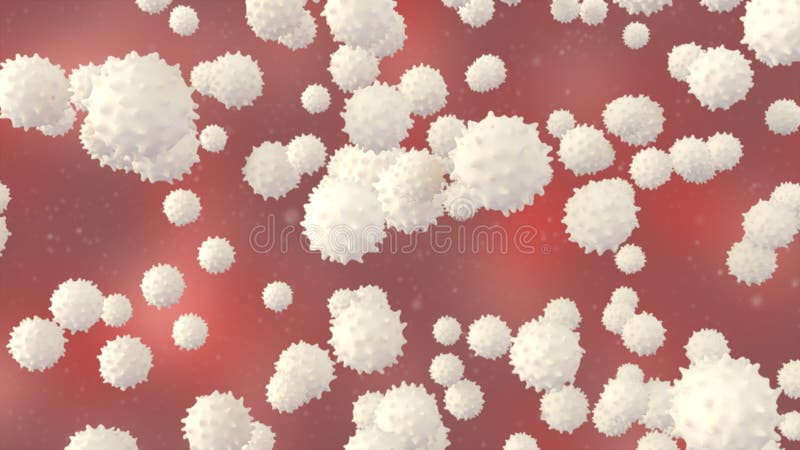 Illustration 3D De Globule Blanc Illustration Stock - Illustration du ...