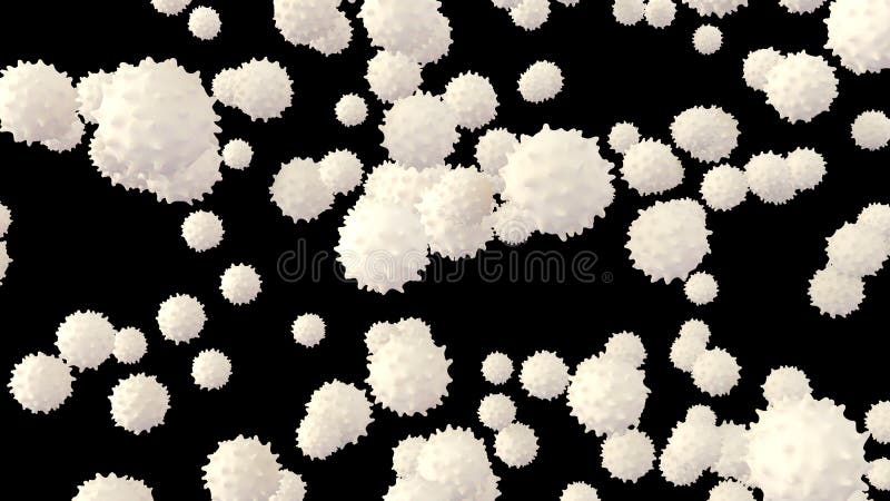Illustration 3D De Globule Blanc Illustration Stock - Illustration du ...