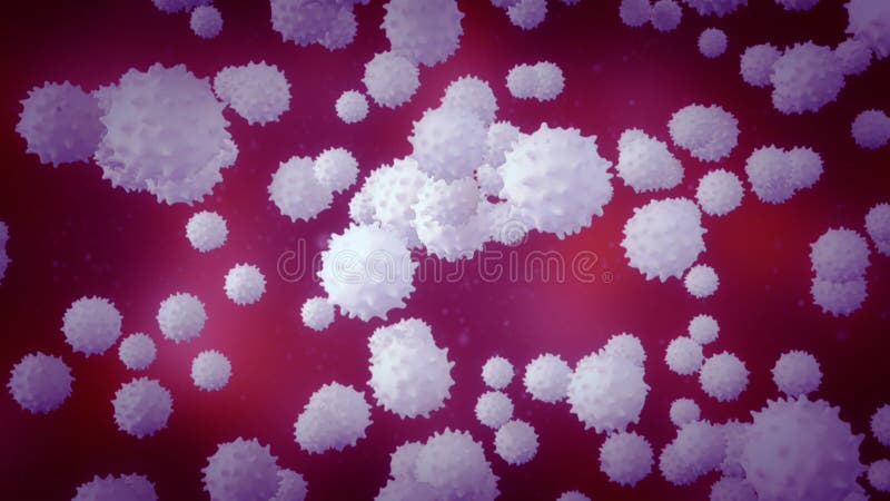 Illustration 3D De Globule Blanc Illustration Stock - Illustration du ...