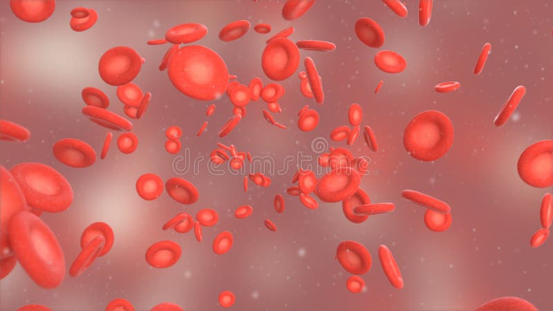 Illustration 3D De Globule Rouge Illustration Stock - Illustration du ...