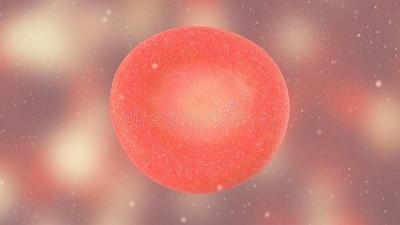 Illustration 3D De Globule Rouge Illustration Stock - Illustration du ...
