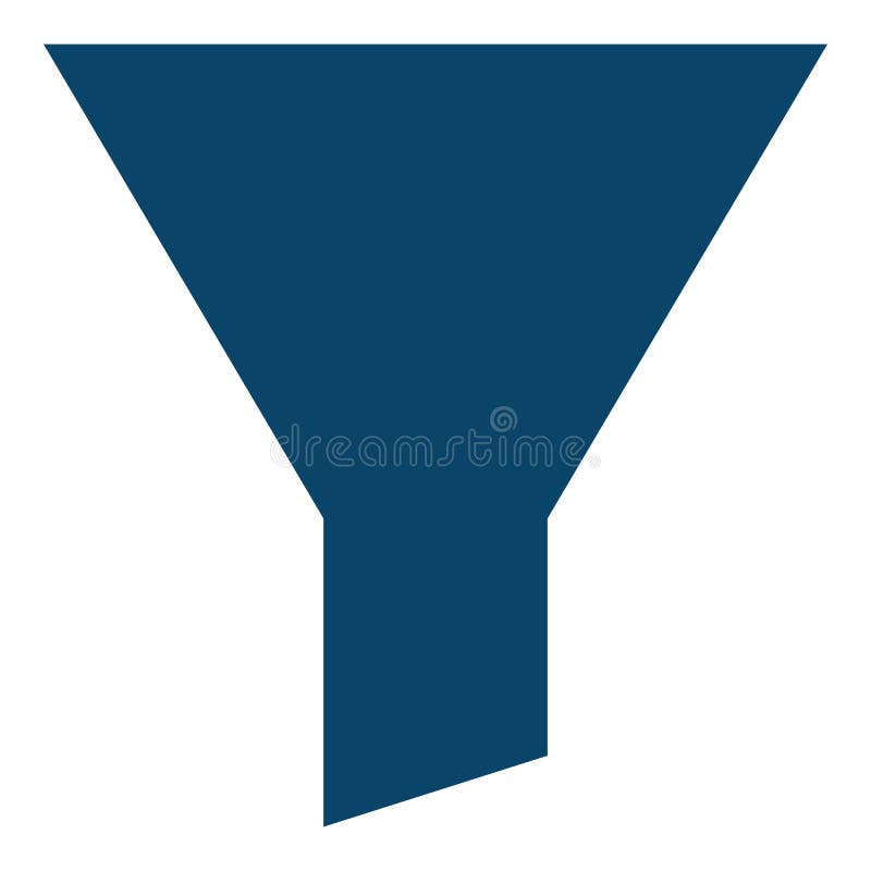 Illustration d'entonnoir illustration de vecteur. Illustration du ...