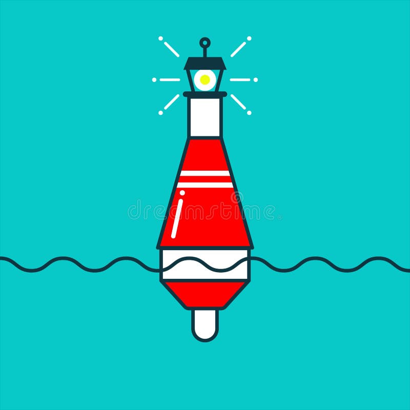 Illustration D'icône De Balise Illustration Stock - Illustration du ...