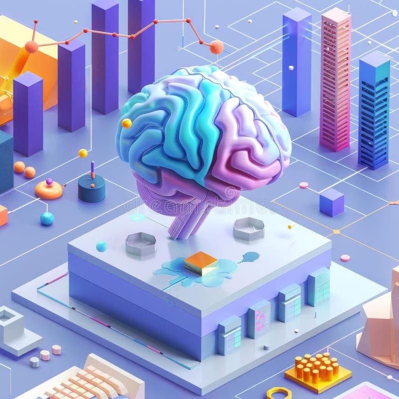 Illustration 3D Model AIdriven Predictive Analytics for Sports ...