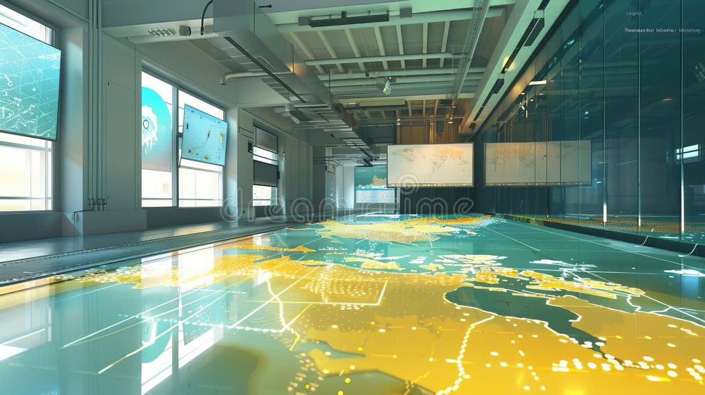 Illustration 3D Model AIdriven Weather Forecasting and Climate Modeling ...