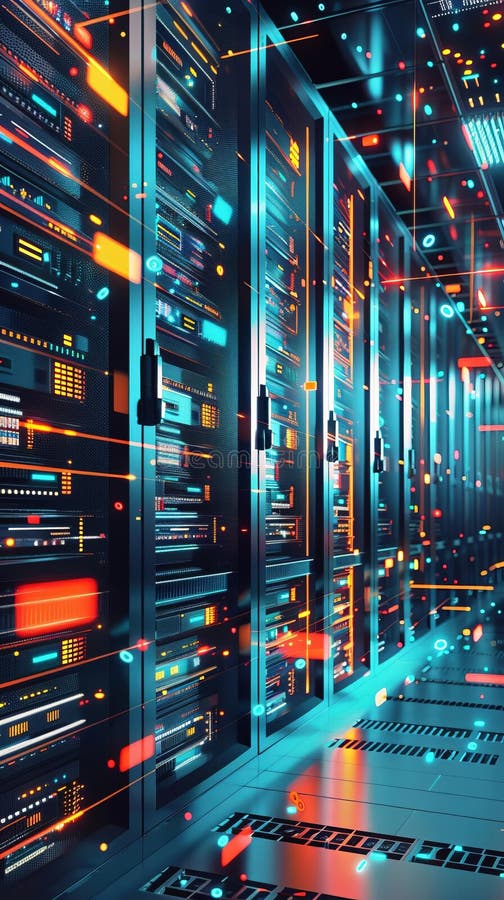 Illustration 3D Model AIoptimized Energy Management and Smart Grid ...