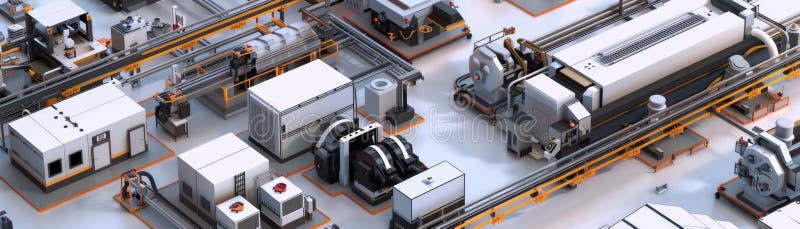 Illustration 3D Model AIoptimized Production Planning and Scheduling ... Illustration 3D Model AIoptimized Production Planning and Scheduling ...