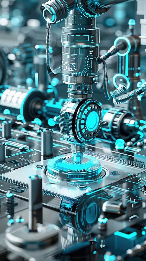Illustration 3D Model AIoptimized Production Planning and Scheduling ... Illustration 3D Model AIoptimized Production Planning and Scheduling ...