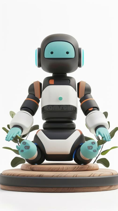 Illustration 3D Model AIpowered Virtual Assistants for Smart Home ...