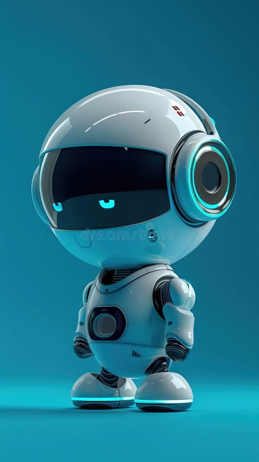 Illustration 3D Model AIpowered Virtual Assistants for Smart Home ...