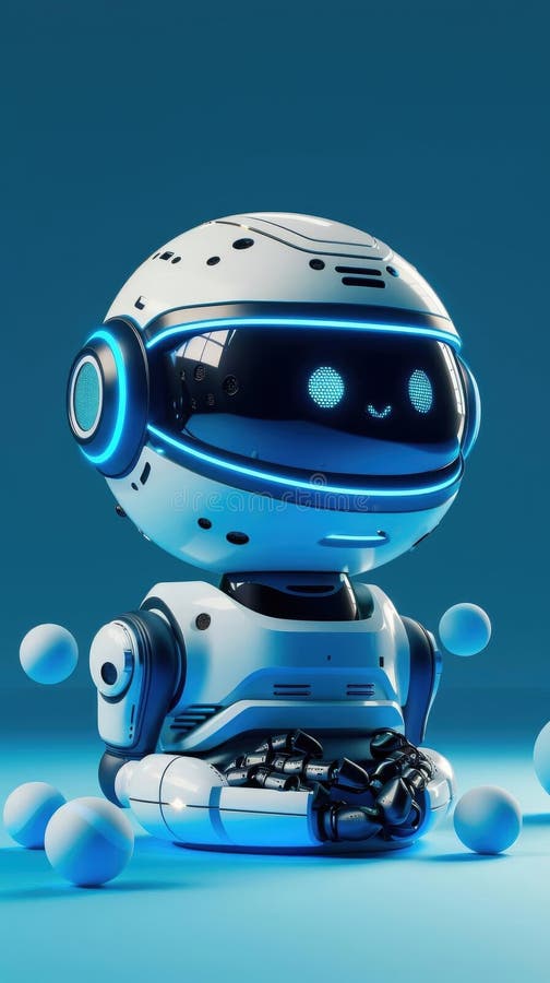 Illustration 3D Model AIpowered Virtual Assistants for Smart Home ...