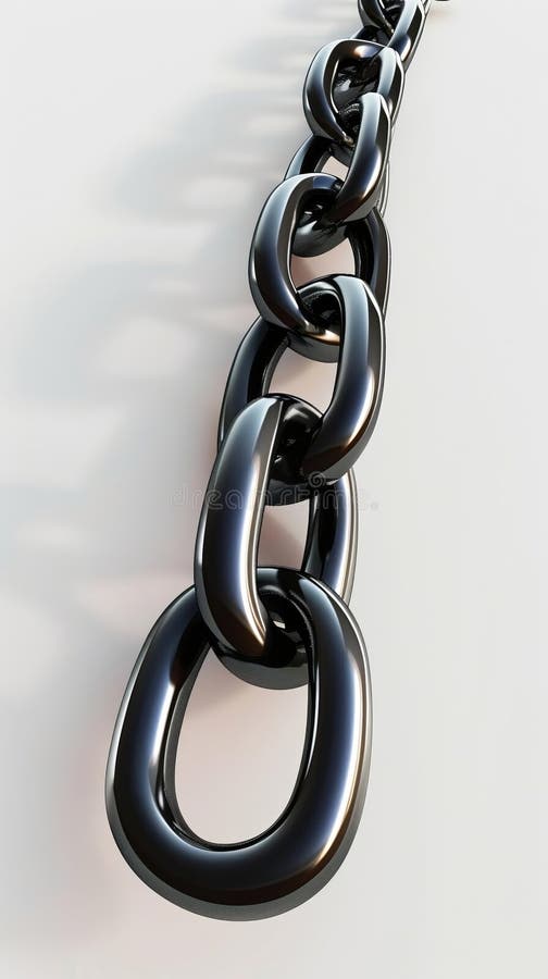 Illustration 3D Model Clean Interconnected Line Icon Representing a ...