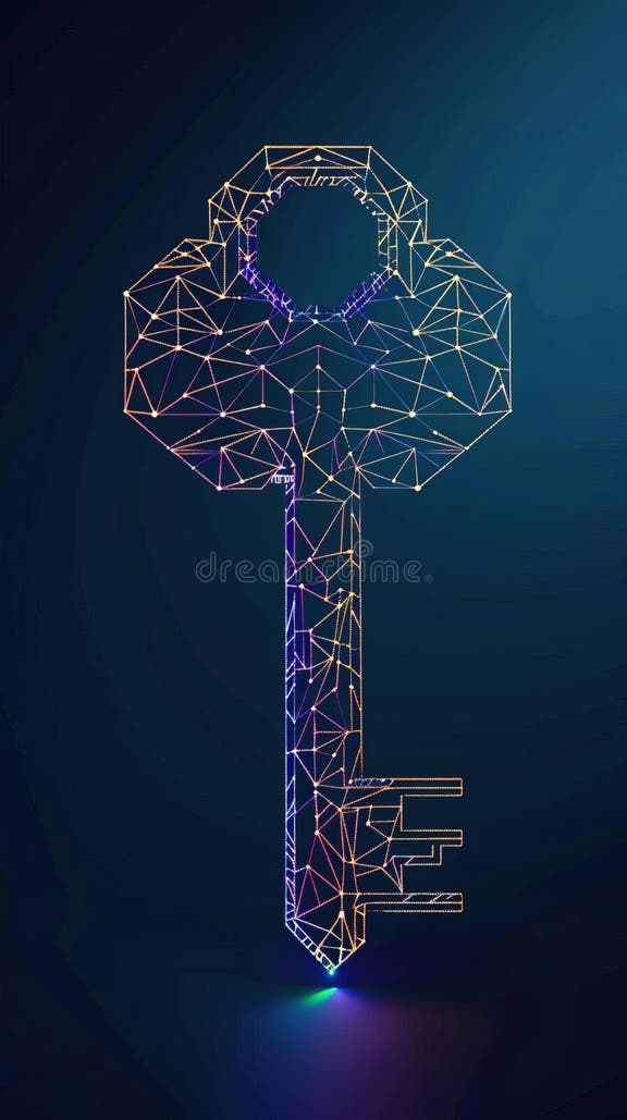 Illustration 3D Model Minimal Interconnected Line Icon Representing a ...