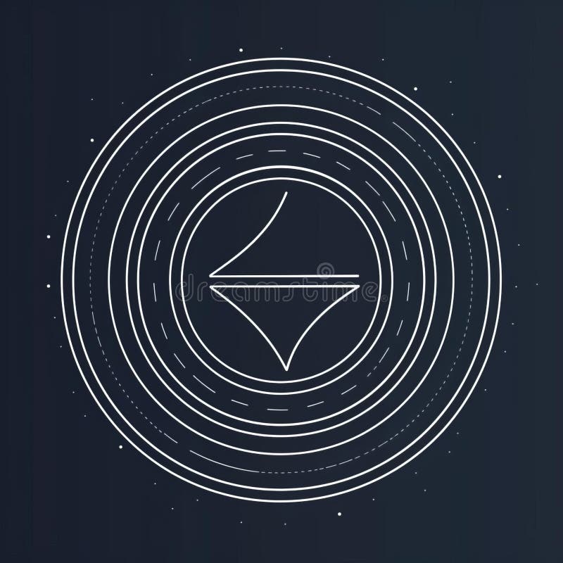 Undo Arrow Sign Icon Black Line Art Vector Logo Set Stock Illustration ...