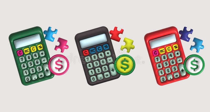 Illustration 3D Planning and Setting Financial Goals To Be Achieved ...