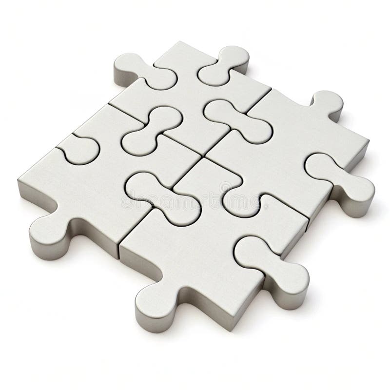 3D Puzzle Symbol Illustration Stock Illustration - Illustration of ...