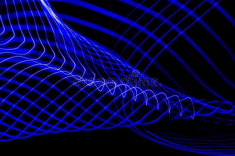 Illustration or 3D Rendering. Abstract Lines Forming a Three ...