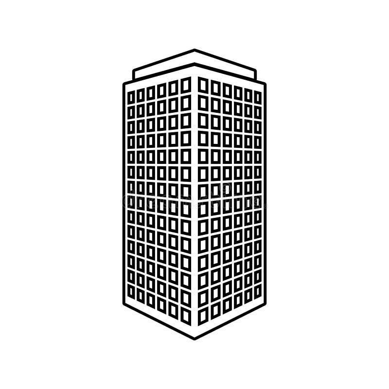 Illustration of 3d Skyscraper Building Icon. Element of 3d Building for ...
