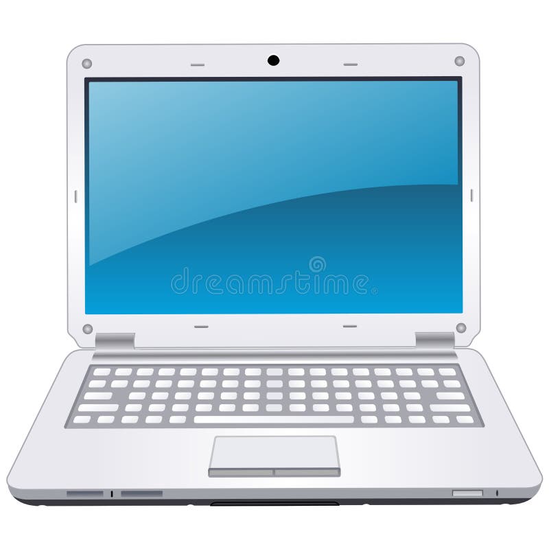 Illustration D'un Ordinateur Portatif Moderne Professionnel ...