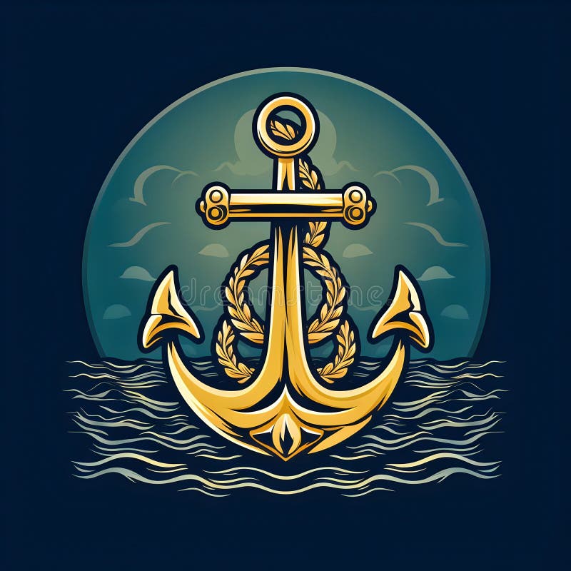 Illustration D'une Ancre Vintage Illustration Stock - Illustration du ...