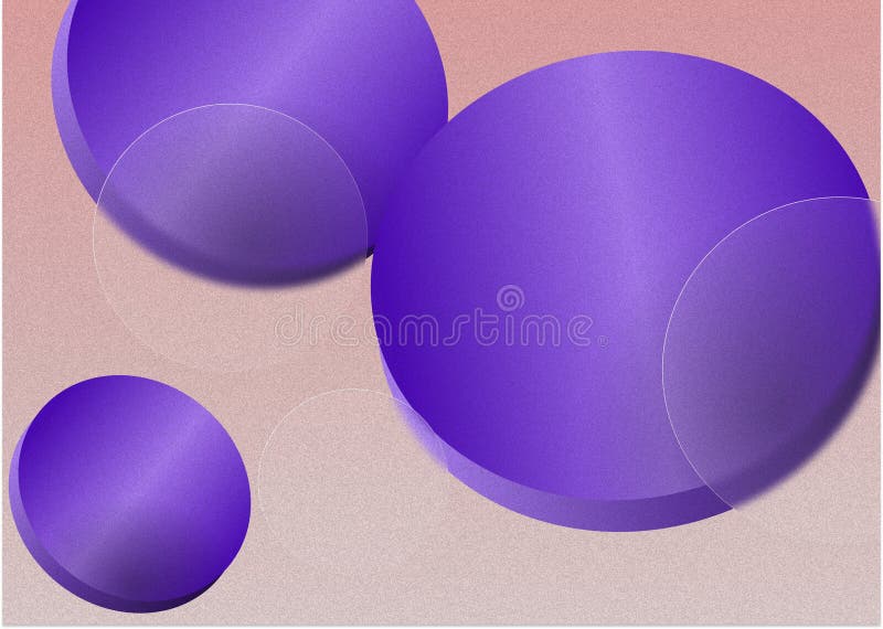 Illustration, 3D Volumetric Circles in the Shape of Washers Stock ...