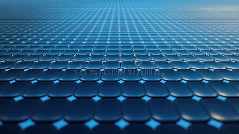 Illustration of Dark Blue Regular Cell Structured Background Pattern ...