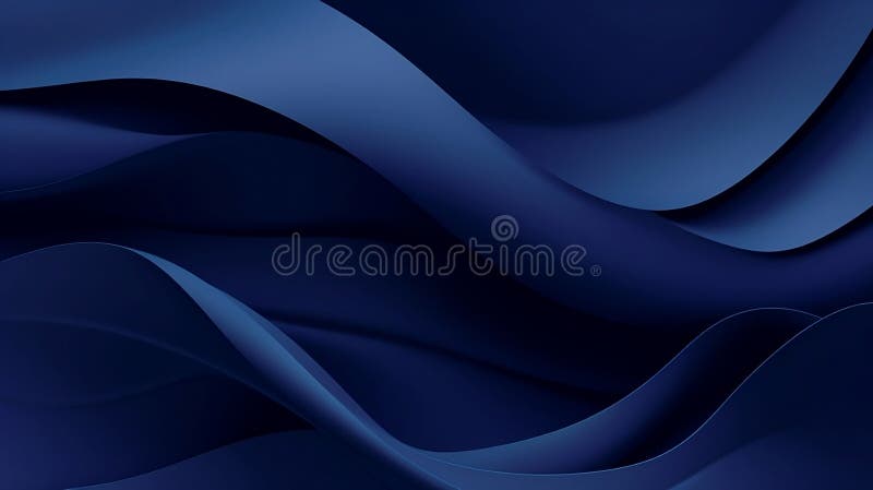 Illustration of Dark Blue Waves As a Background Stock Illustration ...