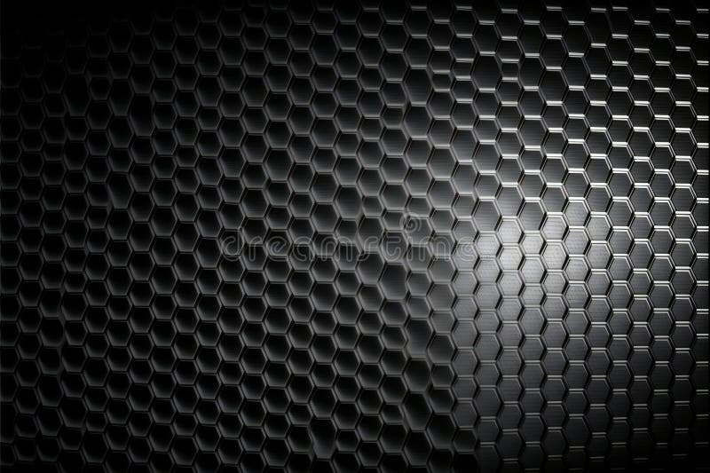 Dark Honeycomb Metallic Carbon Texture, Abstract, Textures Stock ...