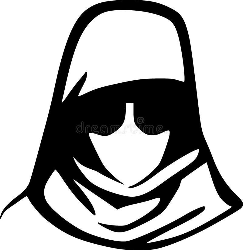 Illustration of Dark Man Cartoon Stock Illustration - Illustration of ...